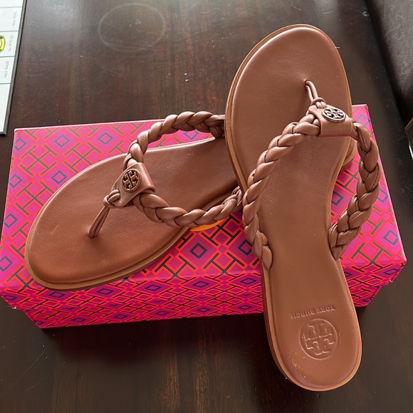 Tory Burch | Shoes | New Authentic Tory Burch Braided Benton Thong In ...